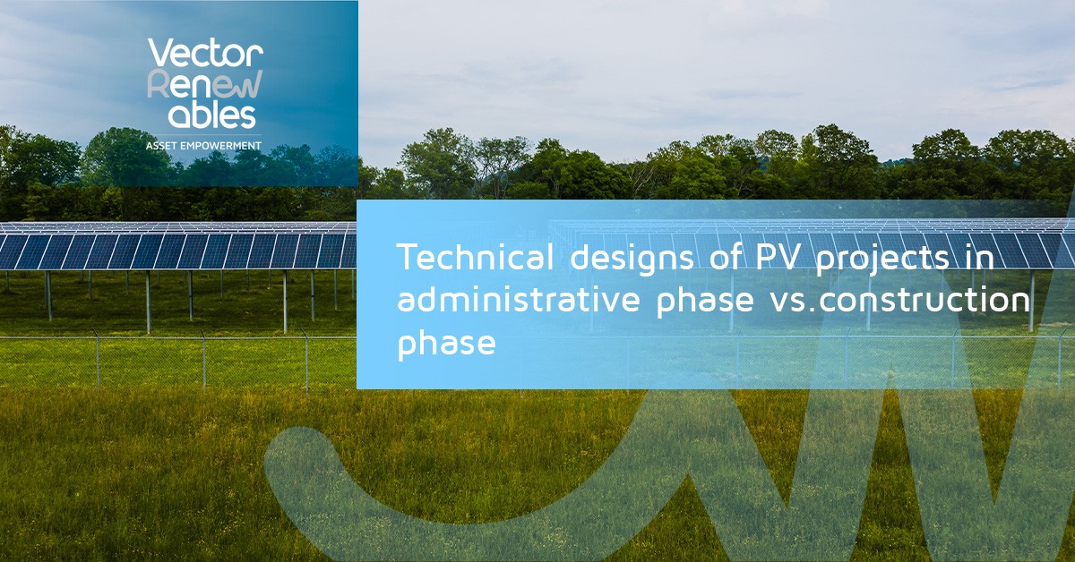 Technical designs of PV projects in admisitrative phase vs ...